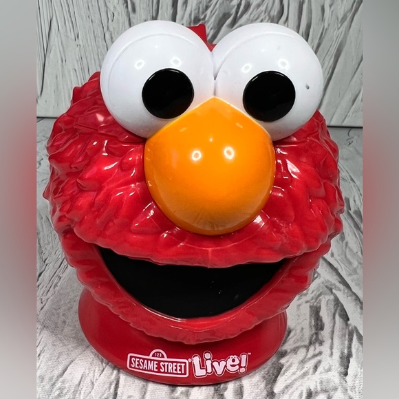 Sesame Street | Other | Elmo Sesame Street Live Flip Up Lid Top Heavy ...